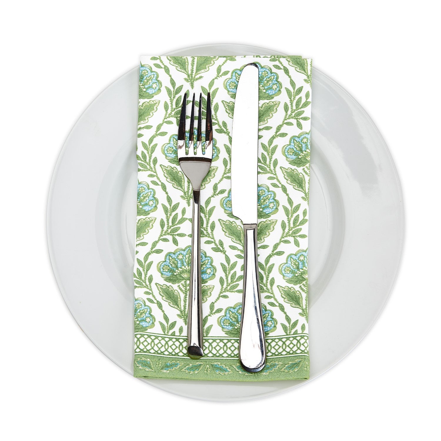 Floral Pattern Napkins - Set of 4 – Bleu by TPG